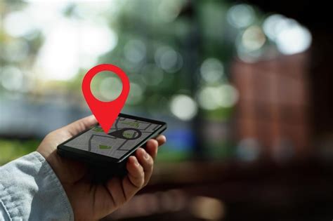 Premium Photo Gps Map To Route Destination Network Connection Location Street Map With Gps