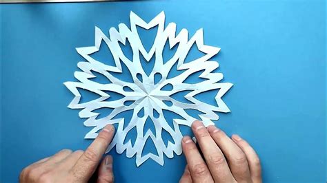 Как сделать снежинку Сердца легко и просто из бумаги А4 [Новогодние поделки] Youtube
