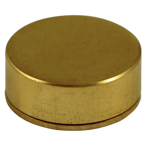 Timco Threaded Screw Caps Solid Brass Polished Brass
