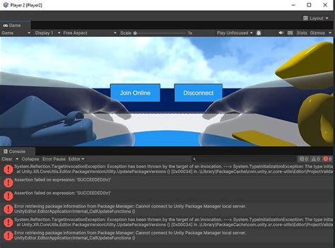 Vr Multiplayer Template And Multiplayer Play Mode Problems Unity Engine Unity Discussions