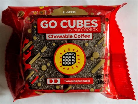 Caffeine King Go Cubes Latte Chewable Coffee Review