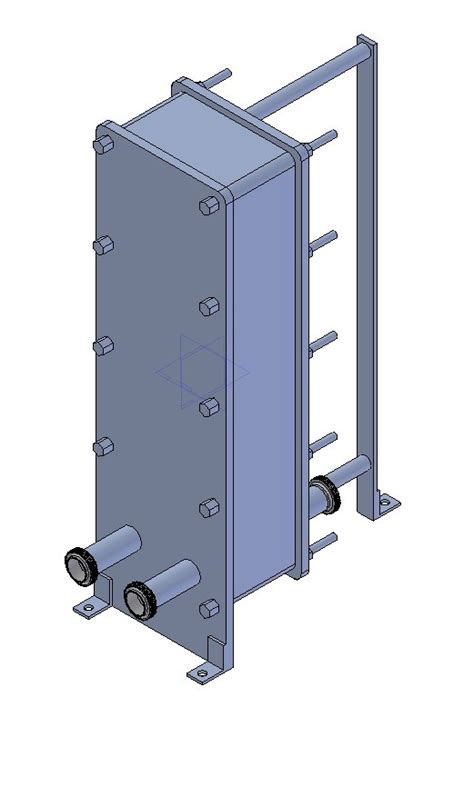 板式换热器 模型图纸下载 懒石网