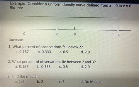 Solved Example Consider A Uniform Density Curve Defined Chegg