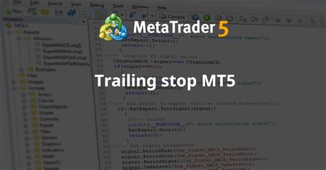 Free Download Of The Trailing Stop Mt5 Expert By Tungman For