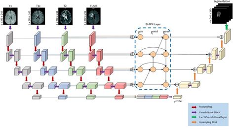 The Proposed Mm Bifpn Network Consists Of Four Independent Encoders A Download Scientific