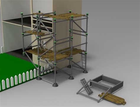 Mini Scaffolding Outside The Dollhouse Box By Joker Download Free