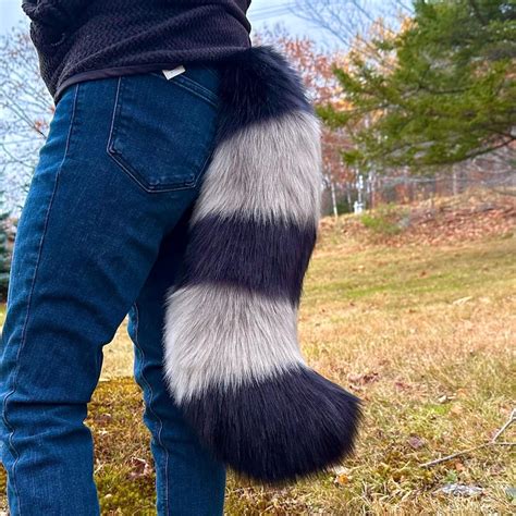 Raccoon Tail For Fursuits Etsy