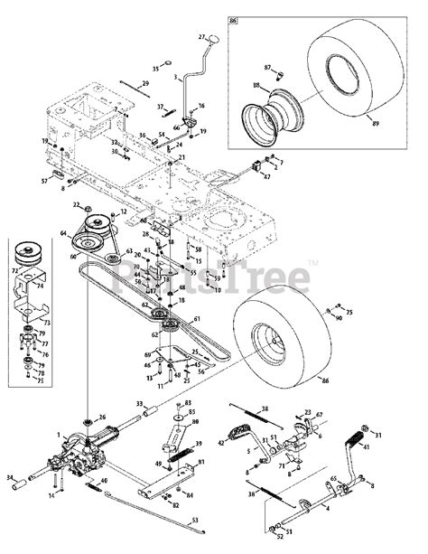 Craftsman Lt2000 Riding Lawn Mower Parts Diagram
