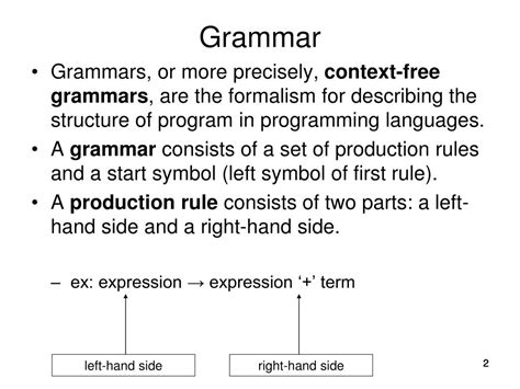 PPT Chapter 4 Grammars And Parsing PowerPoint Presentation Free Download ID 5580613