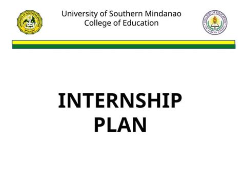 Intership Plan For Teaching Internship Program For Education Programpptx Ppt