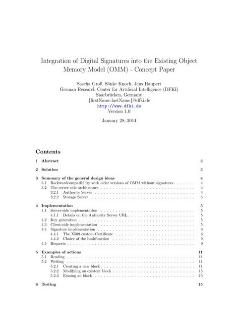 Pdf Integration Of Digital Signatures Into The Existing … Of Digital