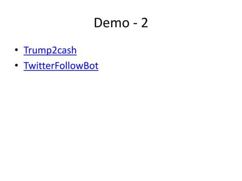 Building Twitter Bot Using Python Pptx