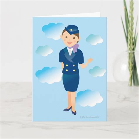 Flight Attendant Card Zazzle