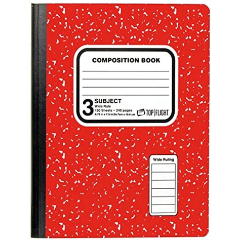 I Tested 3 Subject Composition Book For Maximum Organization And