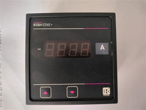Rish Eine A Rishabh Dc Ammeter Digital Panel Meter 0 400 A Input Current 4 20 Ma Estore