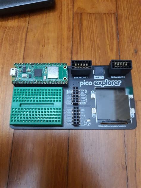 Pico Explorer Board With Raspberry Pi Pico W Computers And Tech Parts