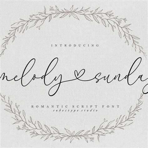 Heart Connected Font For Elegant Scripts