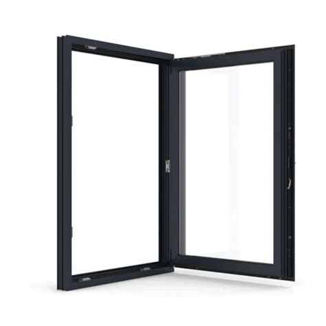 Chain Winder Broken Bridge Soundproof Aluminum Swing Impact Windows China Aluminium Window And
