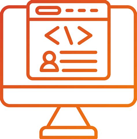 front end development icon style 21655564 vector art at vecteezy