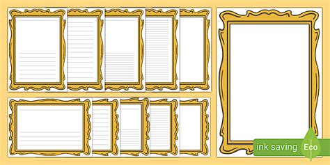 Classic Page Borders Hecho Por Educadores Twinkl