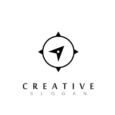 Premium Vector Creative Compass Concept Logo Design Template