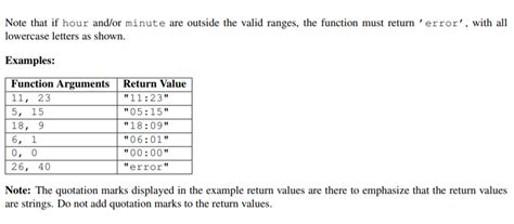 Solved Part I Convert A Time Of The Day To A String Chegg