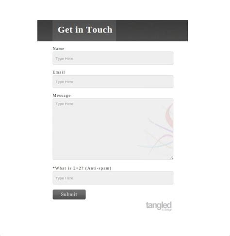 30 Best Php Contact Form Templates Free And Premium Templates