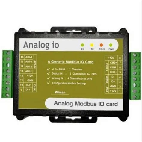 Analog Modbus IO Card at Rs 3500 piece एनलग आईओ करड in Chennai ID 22021879897