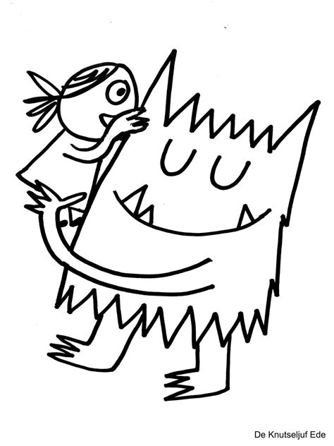 Color Monster Coloring Pages