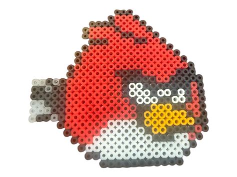 Angry Birds Perler Beads Handmade Pixel Art Magnet Keychain Or Fun