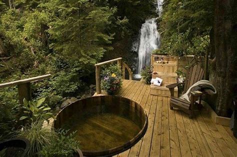 Waterfall Spa ~ Nimmo Bay British Columbia Wilderness Resort Resort