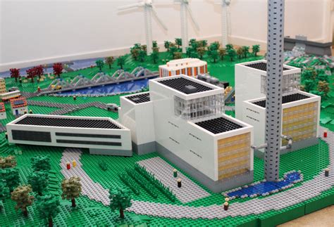 Byggnads Modell Av Jönköping Energi
