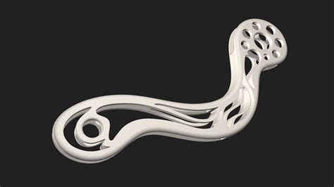 Patterned Detail Piece Component Artifact Model Turbosquid 2207635