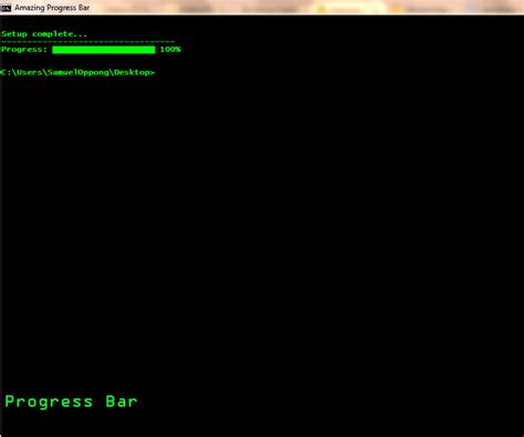 The Amazing Progress Bar In Cmd 4 Steps Instructables