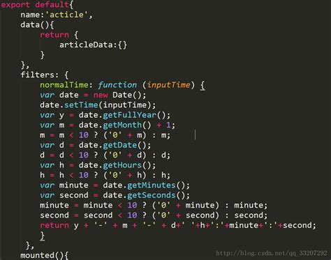 Vue过滤器的使用（filter）vue Datafiltor Csdn博客