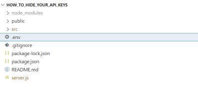 The Safest Way To Hide Your API Keys When Using React Developers And Programing