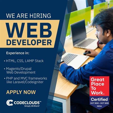 Codeclouds On Linkedin Webdevelopers Hiringinkolkata Techjobs