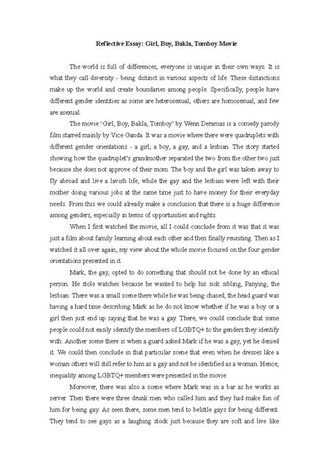 Reflective Essay Comprehensive Sex Education Can Also Dispel The