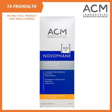 Acm Novophane Energizing Shampoo 200ml Shopee Singapore
