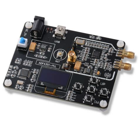 MHz MHz RF Signal Generator ADF Module Sweep Frequency Generator PLL With OLED Display