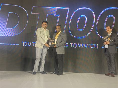 G Venkateshwaran On Linkedin Received The Dt100 Digital Transformation Award From Exito In