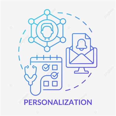 Blue Concept Vector Png Images Personalization Blue Gradient Concept