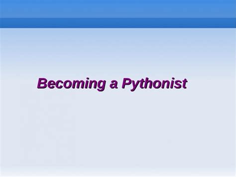 Pdf Becoming A Pythonist Dokumentips