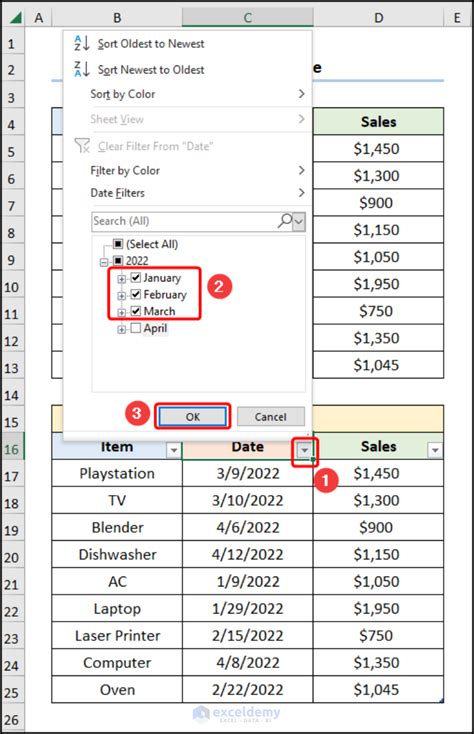 How To Pull Data From A Date Range In Excel 7 Handy Ways