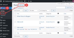 WordPress Posts How To Create And Manage Them