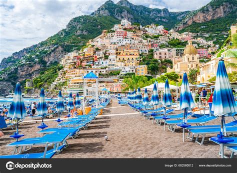 Positano Italy September 2023 Positano Village Italys Amalfi Coast