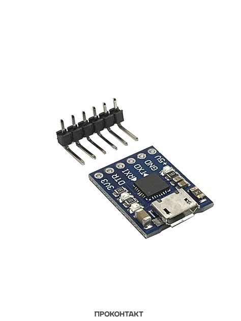 Модуль преобразователя интерфейсов micro usb to ttl uart cp2102