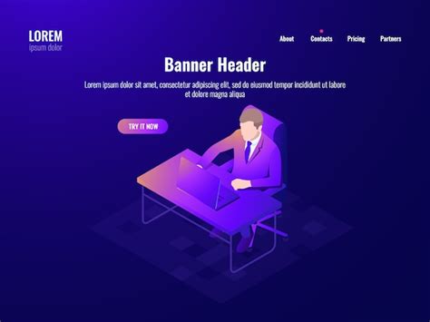 Free Vector Collaboration Isometric Coworking Space Young People Programmer Developer