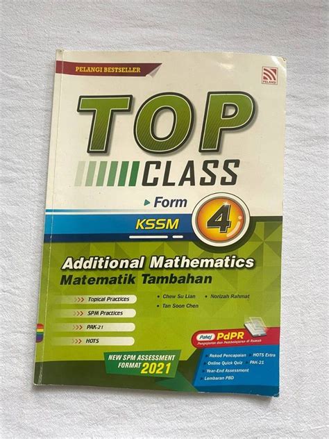 F4 Kssm Spm Additional Mathematics Matematik Tambahan Addmaths Hobbies And Toys Books
