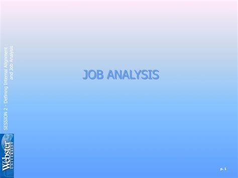 Ppt Job Analysis Powerpoint Presentation Free Download Id9194032